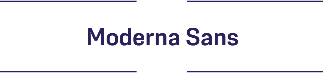 Moderna Sans Regular Font: Free Download | MaisFontes