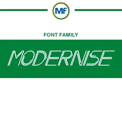 Modernise Font Family: Download Free | MaisFontes