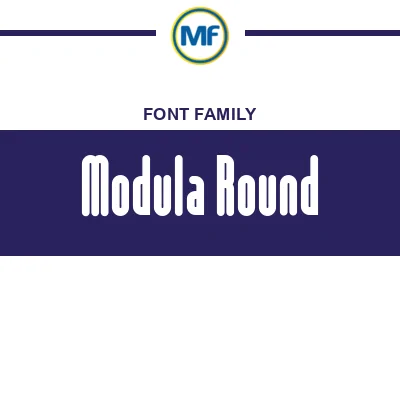 Modula Round Font Family: Download Free | MaisFontes