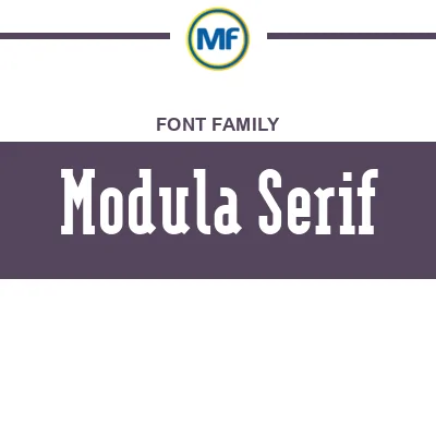 Modula Serif Font Family: Download Free | MaisFontes