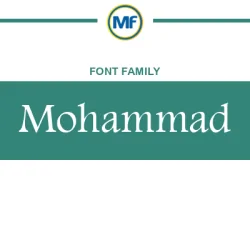 Mohammad Bold Font: Free Download | MaisFontes