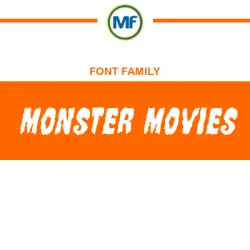 Monster Movies Oblique: Download Free Font | MaisFontes