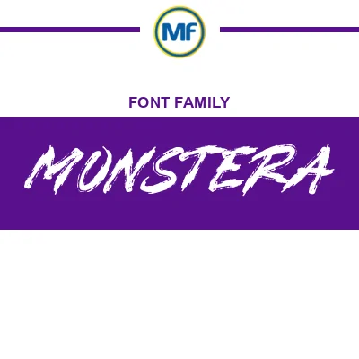 Monstera Font Family: Free Download | MaisFontes