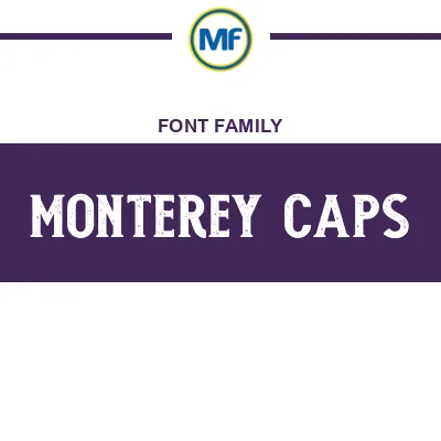 Monterey Caps Font Family: Download Free | MaisFontes