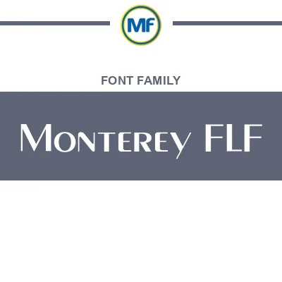 Monterey FLF Font Family: Download Free | MaisFontes
