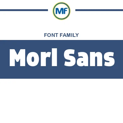Morl Sans Font Family: Download Free | MaisFontes