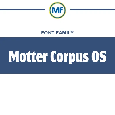 Motter Corpus OS Font Family: Download Free | MaisFontes