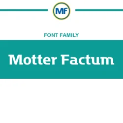 Motter Factum Regular Font: Free Download | MaisFontes