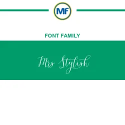 MrsStylish Alternate: Free Font Download | MaisFontes