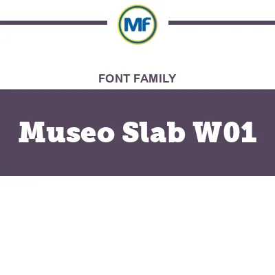Museo Slab W01 Font Family: Download Free | MaisFontes