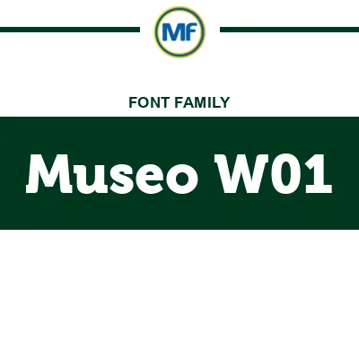 Museo W01 Font Family: Download Free | MaisFontes