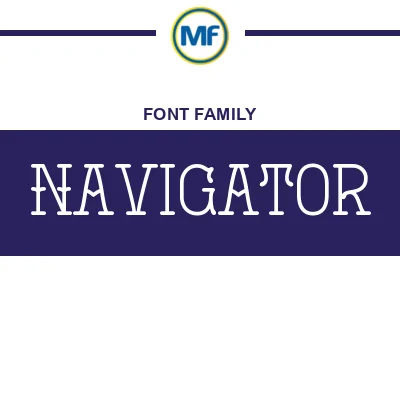 Navigator Font Family: Download Free | MaisFontes
