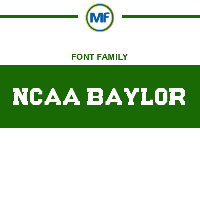 NCAA Baylor Font Family: Free Download | MaisFontes