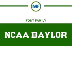 NCAA Baylor Bear Paw Font: Free Download | MaisFontes