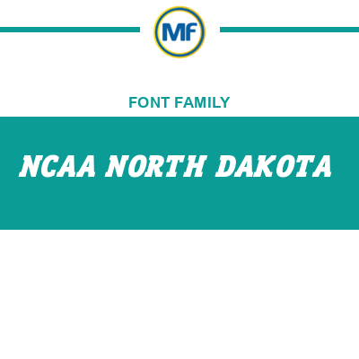 NCAA North Dakota Font Family: Download Free | MaisFontes