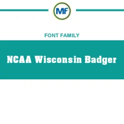 NCAA Wisconsin Badger Bold: Free Font Download | MaisFontes