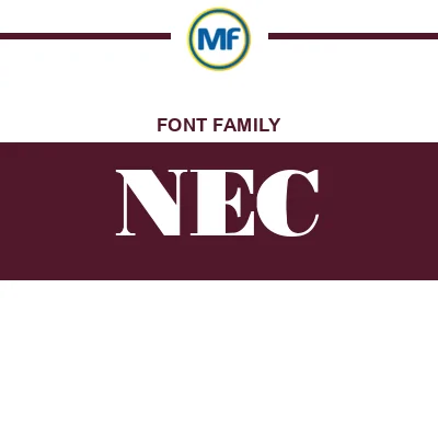 NEC Font Family: Download Free | MaisFontes