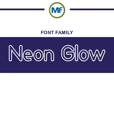 Neon Glow Font Family: Download Free | MaisFontes
