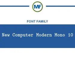 New Computer Modern Mono 10 Bold: मुफ्त फ़ॉन्ट डाउनलोड करें | MaisFontes