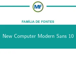 New Computer Modern Sans 10 Bold: Baixar Fonte Grátis | MaisFontes