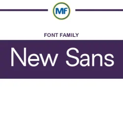 New Sans Font: Free Download | MaisFontes