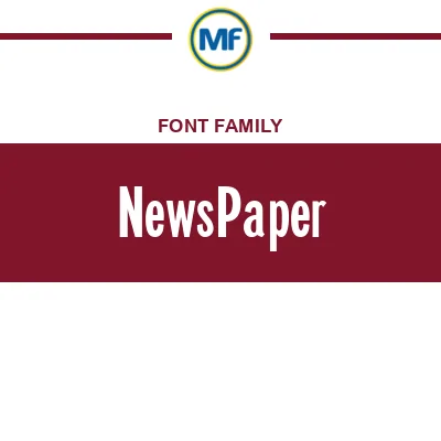 NewsPaper Font Family: Download Free | MaisFontes