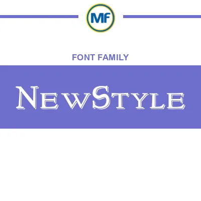 NewStyle Font Family: Free Download | MaisFontes
