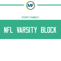 NFL Varsity Block F: Free Font Download | MaisFontes