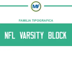 NFL Varsity Block A: Descargar Fuente Gratis | MaisFontes