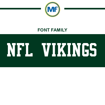 NFL Vikings Font Family: Free Download | MaisFontes