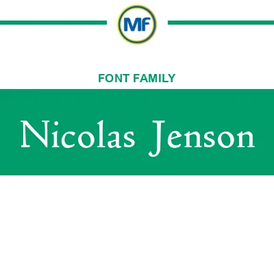 Nicolas Jenson Font Family: Download Free | MaisFontes