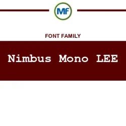 Nimbus Mono LEE Bold Font: Free Download | MaisFontes