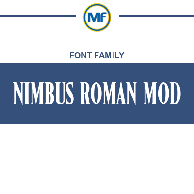 Nimbus Roman Mod Font Family: Download Free | MaisFontes