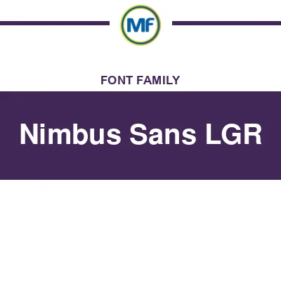 Nimbus Sans LGR Font Family: Free Download | MaisFontes
