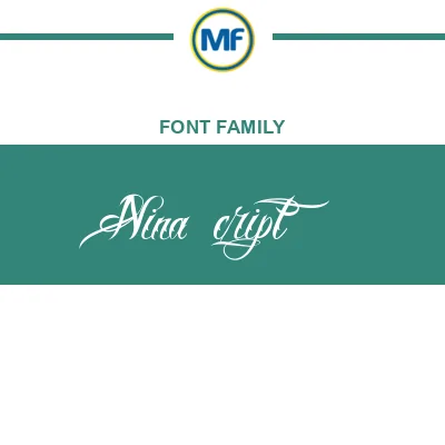 Nina Script Font Family: Download Free | MaisFontes