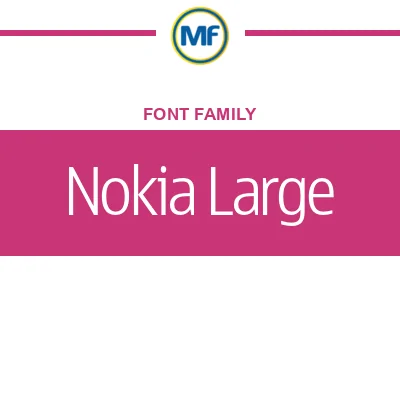 Nokia Large Font Family: Download Free | MaisFontes