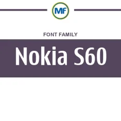Nokia S60 Sans Font: Free Download | MaisFontes