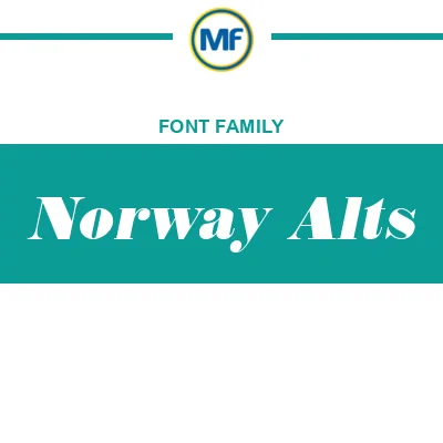 Norway Alts Font Family: Free Download | MaisFontes