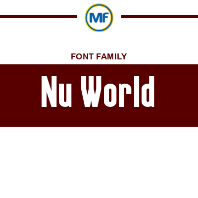 Nu World Font Family: Download Free | MaisFontes