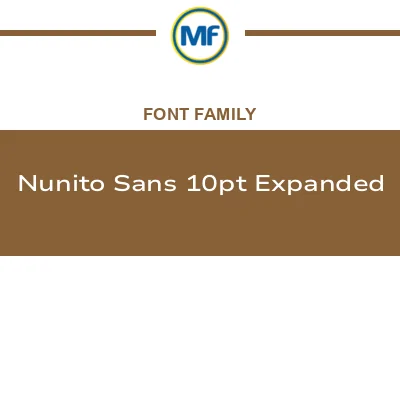Nunito Sans 10pt Expanded Font Family: Download Free (Google Fonts ...