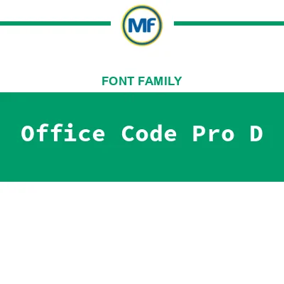 Office Code Pro D Font Family: Download Free | MaisFontes