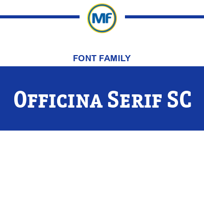 Officina Serif ITC SC Font Family: Download Free | MaisFontes