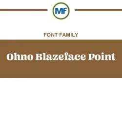 Ohno Blazeface 12 Point Font: Free Download | MaisFontes