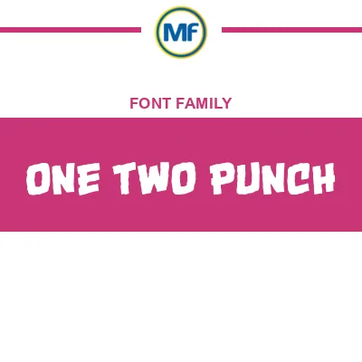 One Two Punch Font Family: Free Download | MaisFontes