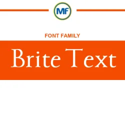 OPTI BriteText Medium Font: Free Download | MaisFontes