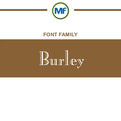 Burley Font Family: Free Download | MaisFontes