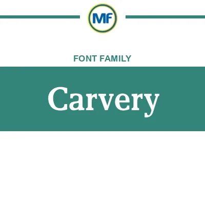 Carvery Font Family: Download Free | MaisFontes
