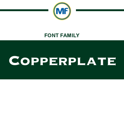 Copperplate Font Family: Download Free | MaisFontes