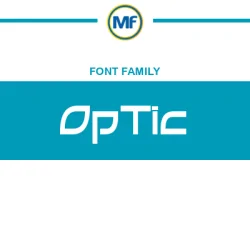 OpTic: Free Font Download | MaisFontes