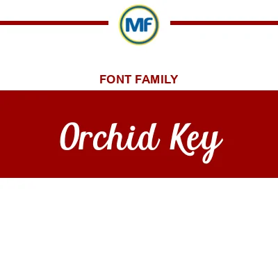 Orchid Key Font Family: Free Download | MaisFontes
